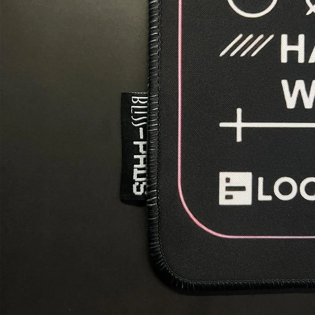 Blisspads BP03 Print Stream (Black) Gaming Mousepad | Hybrid Surface ...